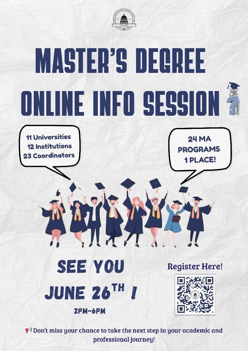 Master’s Degree Online Info Session – Tunisian Association for American Cultural Studies